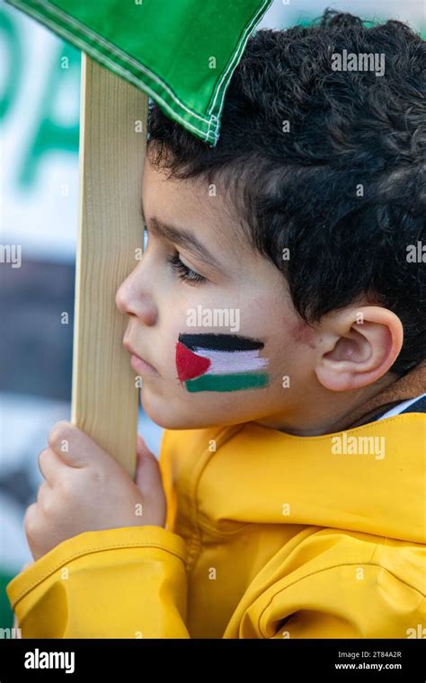 Belfast Uk 18th Nov 2023 Ireland Palestine Solidarity Campaign