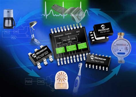 microchip launches 8 bit microcontrollers with integrated configurable