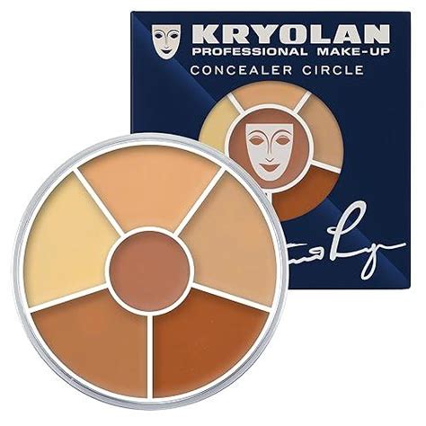 Kryolan Concealer Circle Full Coverage 6 Color Cream Concealer