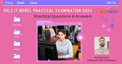 SSLC IT Examination 2024 IT Model Exam Practical Questions And Answers