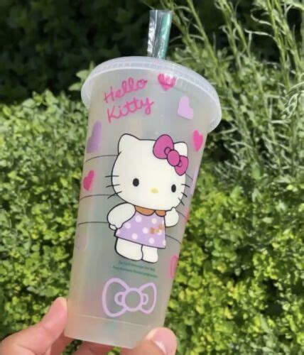 Hello Kitty Starbucks Cold Cup With Straw 4635841509