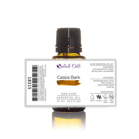 Cassia Bark Essential Oil Selah Essential Oils