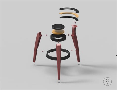 Solidworks Bar Stool On Behance