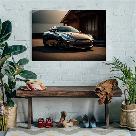 Poster Car Nissan GTR R Frameless Car Poster Exclusive Gift Etsy