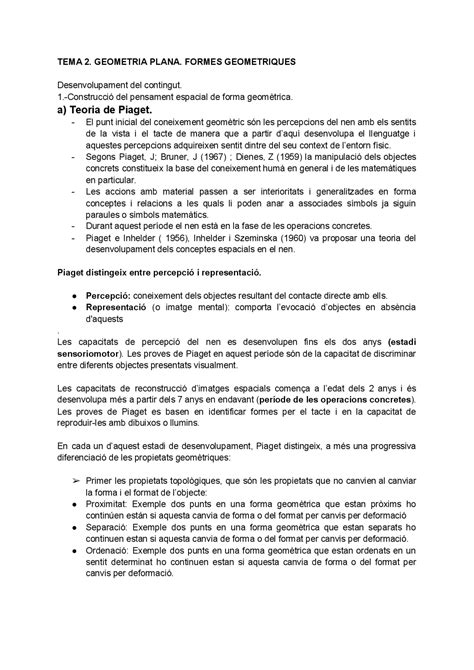 Geometria Y Espacio Este Documento Explica Los Apuntes De Geometria