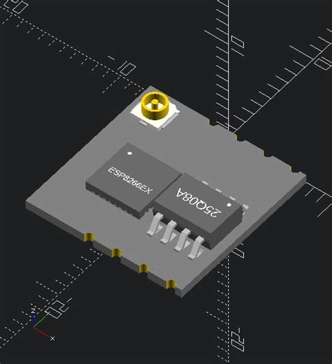 3D Datei ESP8266 Basierte Module Modelle Bibliothek Kostenlos3D
