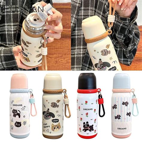 ถ้วยน้ํา ดันตัน 500มล ให้อบอุ่น 6 12ชม พร้อมถ้วยฟางเชือกยก ลูกแมว 316 ถ้วยกาแฟสแตนเลส Shopee