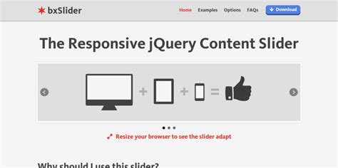 8 Free Jquery Slider Plugins For Images And Content Business