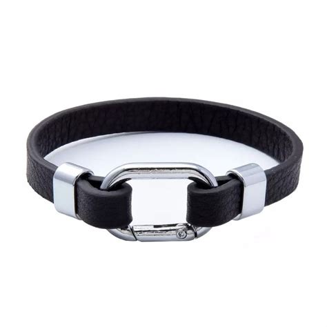 Кожаный браслет с металической вставкой | Buckle bracelet, Bracelets ...