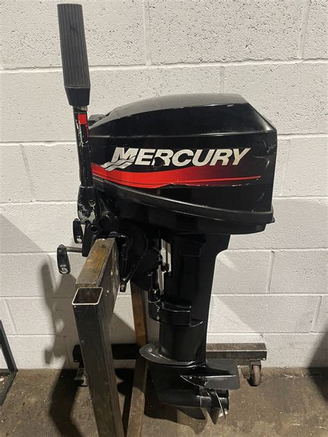 HP MERCURY Twin Cyl Long Shaft Tiller Control Stroke Serviced Outboard Kg