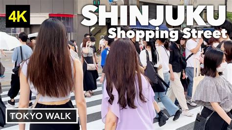 4k Japan Travel｜shinjuku｜shopping Street Tokyo Walk Tour Asmr Alo Japan