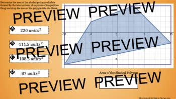 Systems Of Linear Inequalities Graphing For Google Slides TpT
