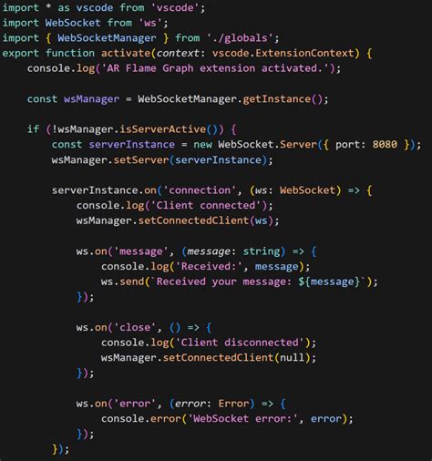 Typescript How To Resolve An Unknown Request From Webview Typearflamegraphrequested
