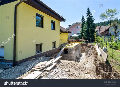 Rebuilding Family House Adding Extension Setting Stock Photo 293382320 Shutterstock