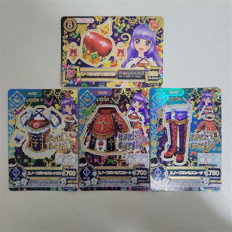 旧アイカツカード ロリゴシック 氷上スミレ スノープリンセスコーデ メルカリ