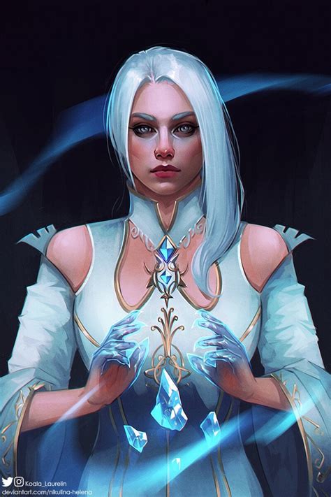 Ice Mage By Helena Nikulina Rimaginarywitches