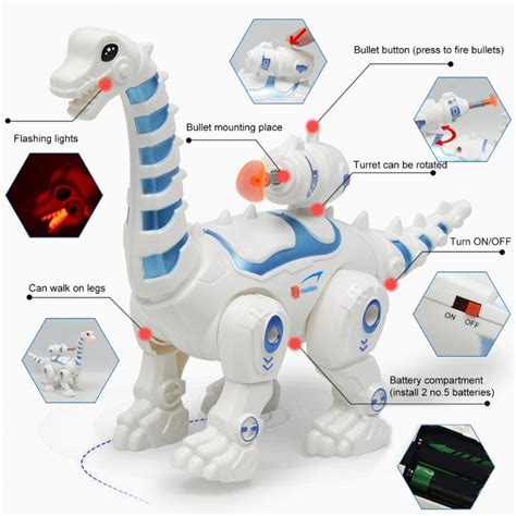 Multifunctional Electric Robotic Spray Dinosaur With Sound Effects