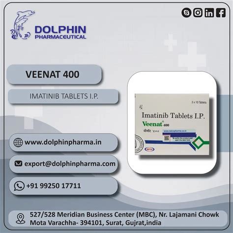 Imatinib Tablets Ip For Hospital 400 Mg At Rs 1200stripe In Surat