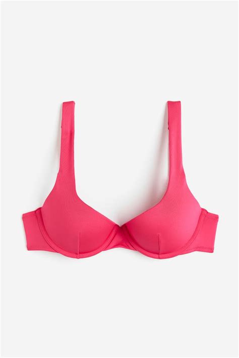 Push Up Bikini Top Cerise Ladies Handm