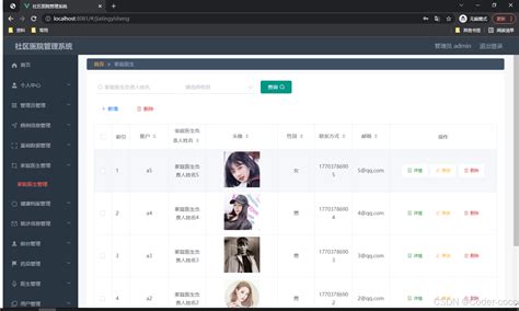 社区医院管理系统基于sprinbootvue社区医院管理系统设计与实现源码数据库文档医院系统开发 Sprinbootvue从零到一 Csdn博客