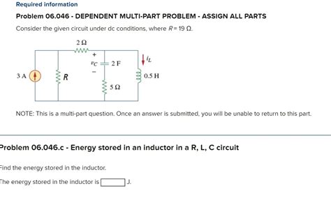 Solved Required Information Problem 06046 Dependent