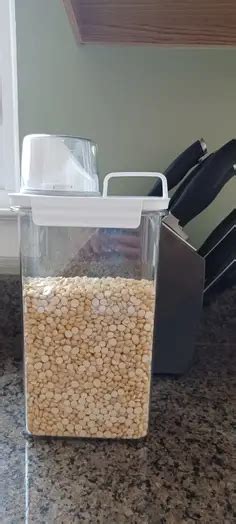Portable Plastic Food Storage Box Guigu Seal Grain Tank Clear Cereal