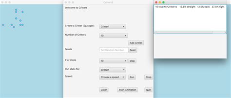 Github Vibhuappalaraju Critter World With Javafx Critters World