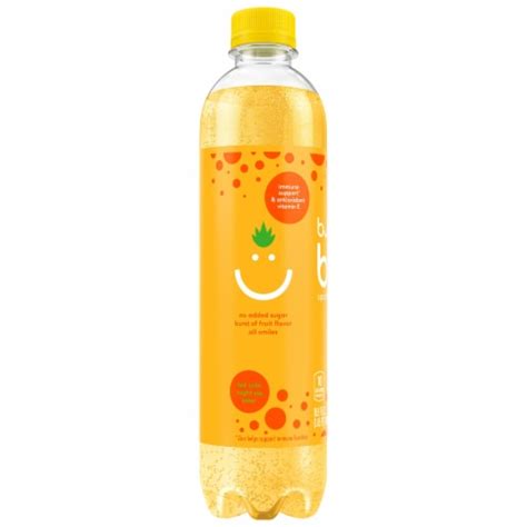 Bubly® Burst Pineapple Tangerine Sparkling Water Bottle 169 Fl Oz