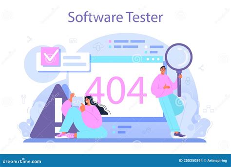 Web Administrator Content Management System Management And Stock Illustration Illustration Of