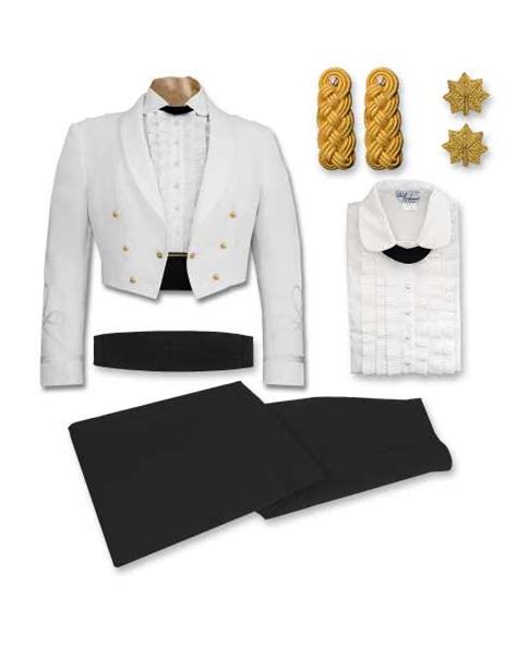 Female Officer Army White Evening Mess Uniform Package All Questions