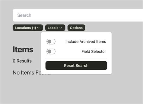 Reset Search Button Does Not Reset All Fields Issue 392 Hay Kot