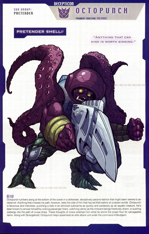 Transformer Of The Day Octopunch Part 1 Transformers Artwork Transformers Cybertron