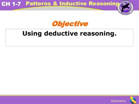 PPT Using Deductive Reasoning PowerPoint Presentation Free Download ID