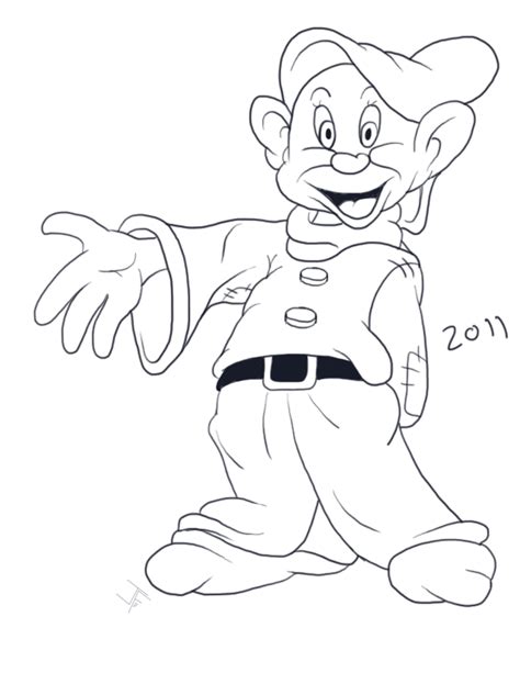 Disney Quick Sketch Dopey By Wonder Twin On Deviantart