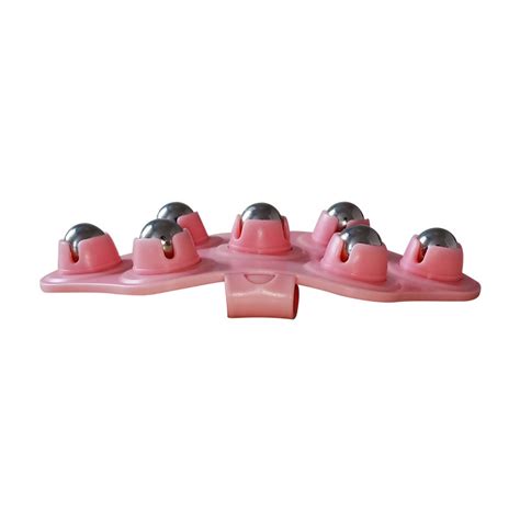 Body Rubs Seven Bead Stainless Steel Roller Rolling Ball Massager The