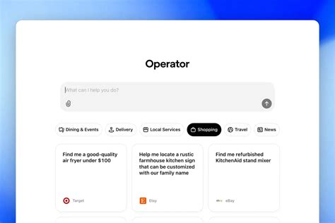 Openai представила Operator для Chatgpt Это ИИ агент который может делать за вас всё в интернете