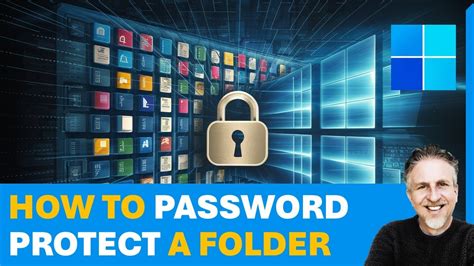 How To Password Protect A Folder In Windows 10 Or 11 Home And Professsional Editions Youtube