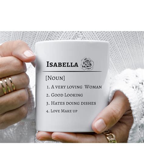 Personalize Name Definition Mug Custom Name Defonition Custom Name Mug