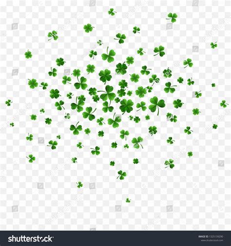 Saint Patricks Day Border Green Four Stock Vector Royalty Free