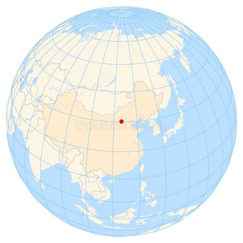 Map Showing The Location Of The City Datong In China Eastern Asia On