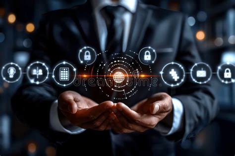 Automation Business Process Innovation Technology And Virtual Screen