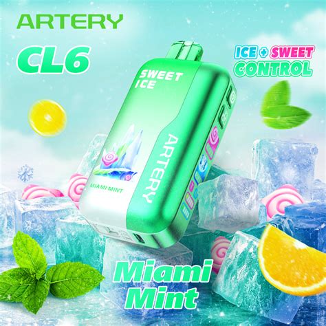 Artery Cl6 Ice Control And Sweetness Control 50k Puffs Disposabl Artery