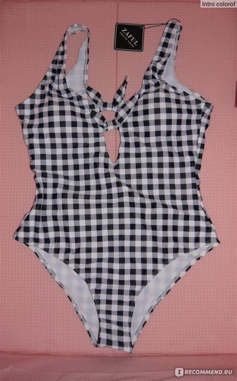 Купальник Zaful с завязками спереди Sexy Retro - «Стильный купальник ...