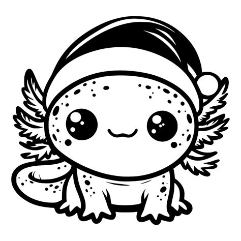 Christmas Axolotl Svg Image Instant Download For Cricut Silhouette