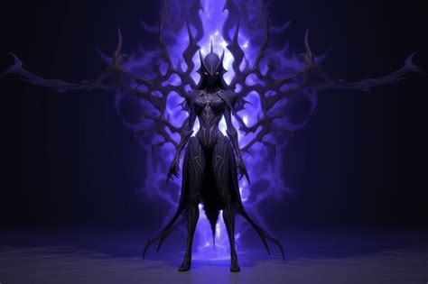 Premium Photo Spectral Twilight Glow Nexus Cool Black Background