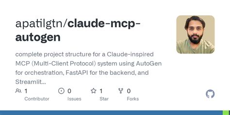 GitHub Apatilgtn Claude Mcp Autogen Complete Project Structure For A Claude Inspired MCP