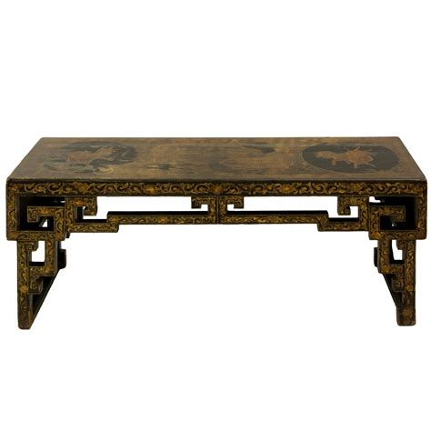 Mesa Sxx Estilo China Elaborado En Madera Laqueda Con