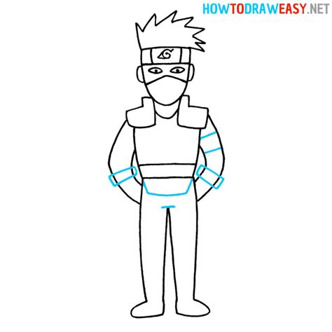 How To Draw Kakashi How To Draw Easy