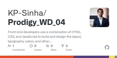 kumar prabal on linkedin github kp sinha prodigy wd 04 front end