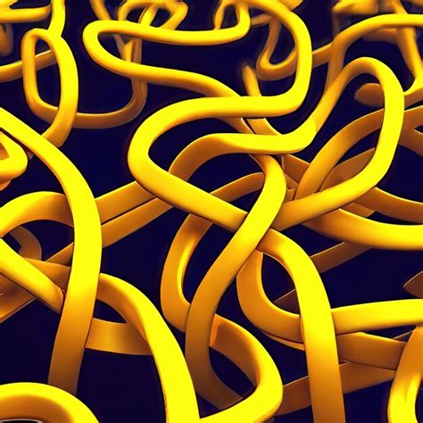 Premium Photo 3d Scroll Ribbon Pattern For Illustration